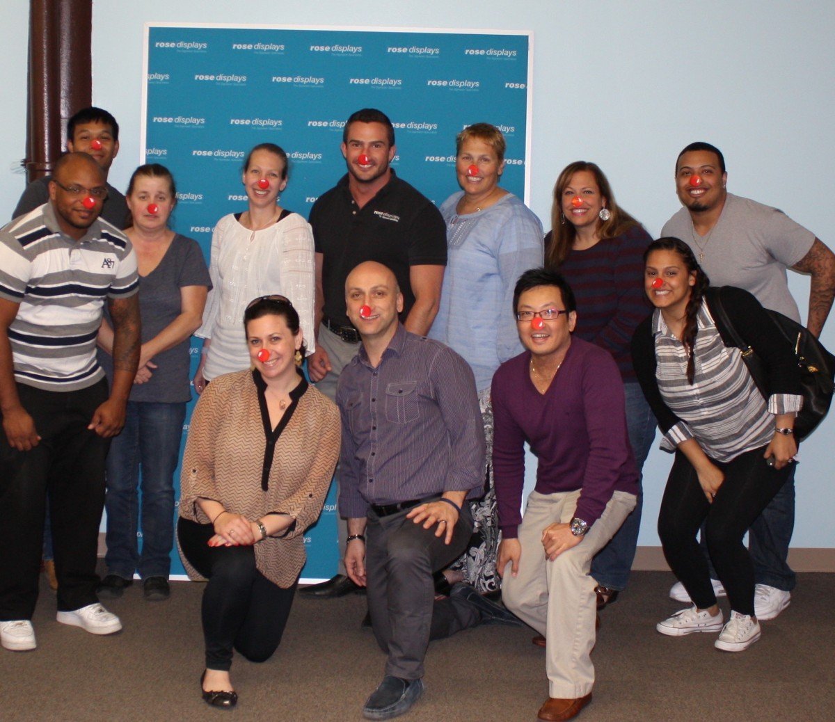 Red Nose on Display! | Rose Displays